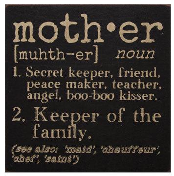 Mother Definition Sign – The Fox Decor
