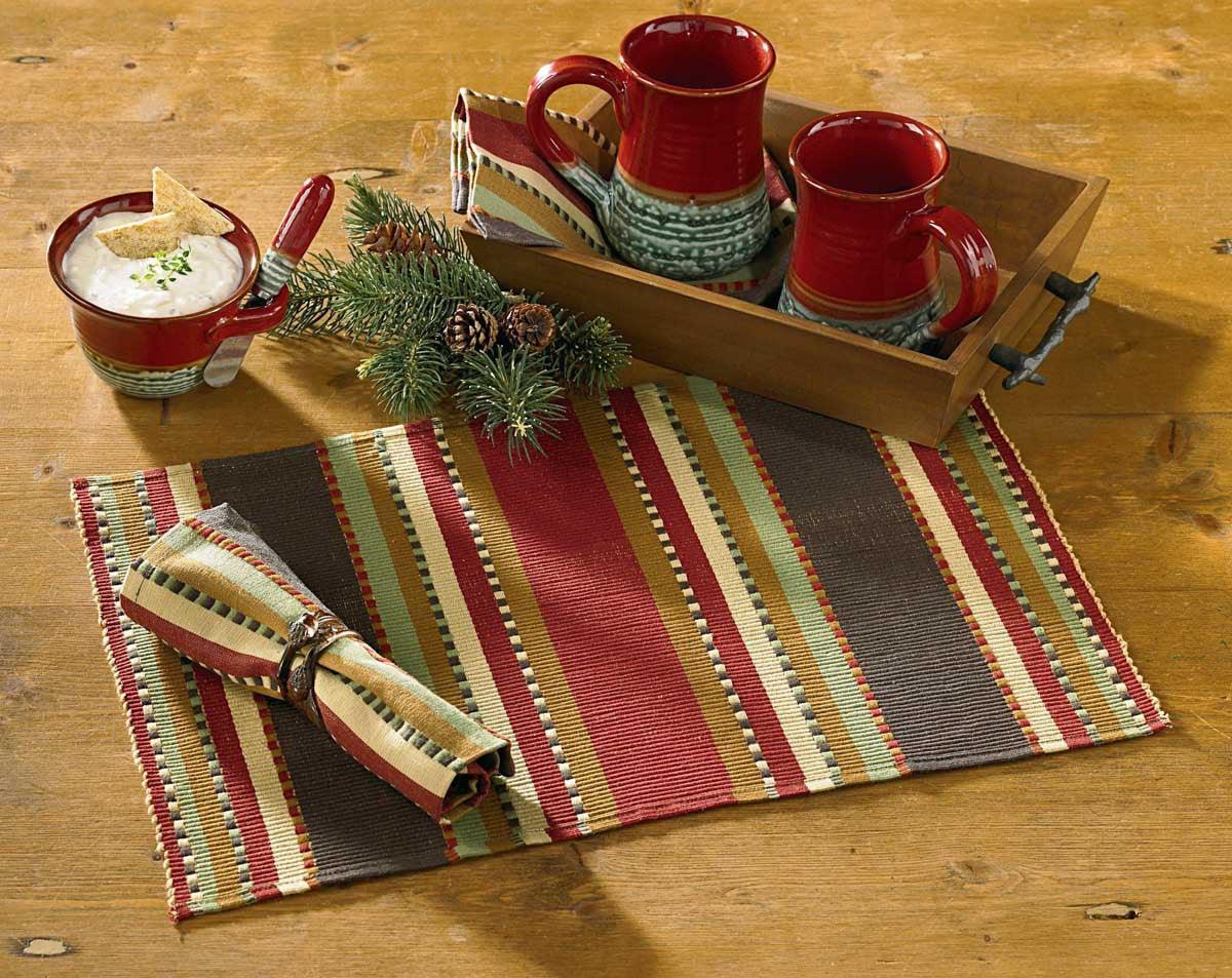 Timber Ridge Placemats - Set Of 6 Park Designs – The Fox Decor