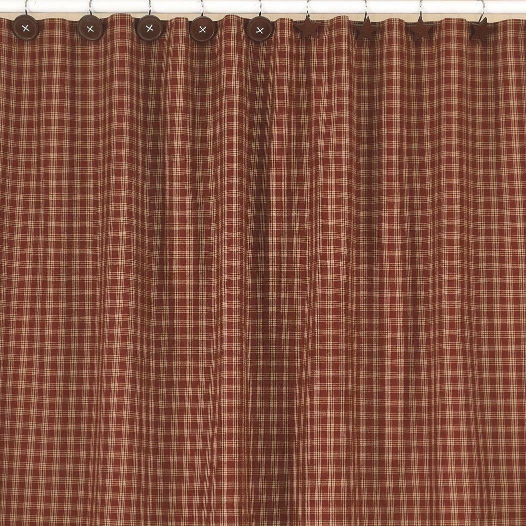 Sturbridge Shower Curtain Wine - 72" x 72" Park Designs – The Fox Decor