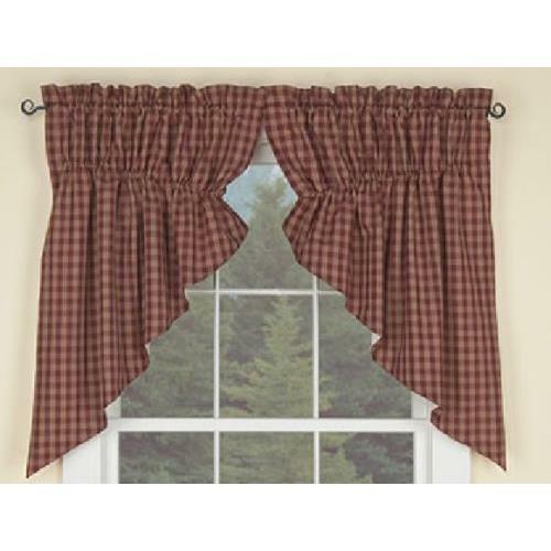 Sturbridge Wine Prairie Gathered Swags Park Designs – The Fox Decor