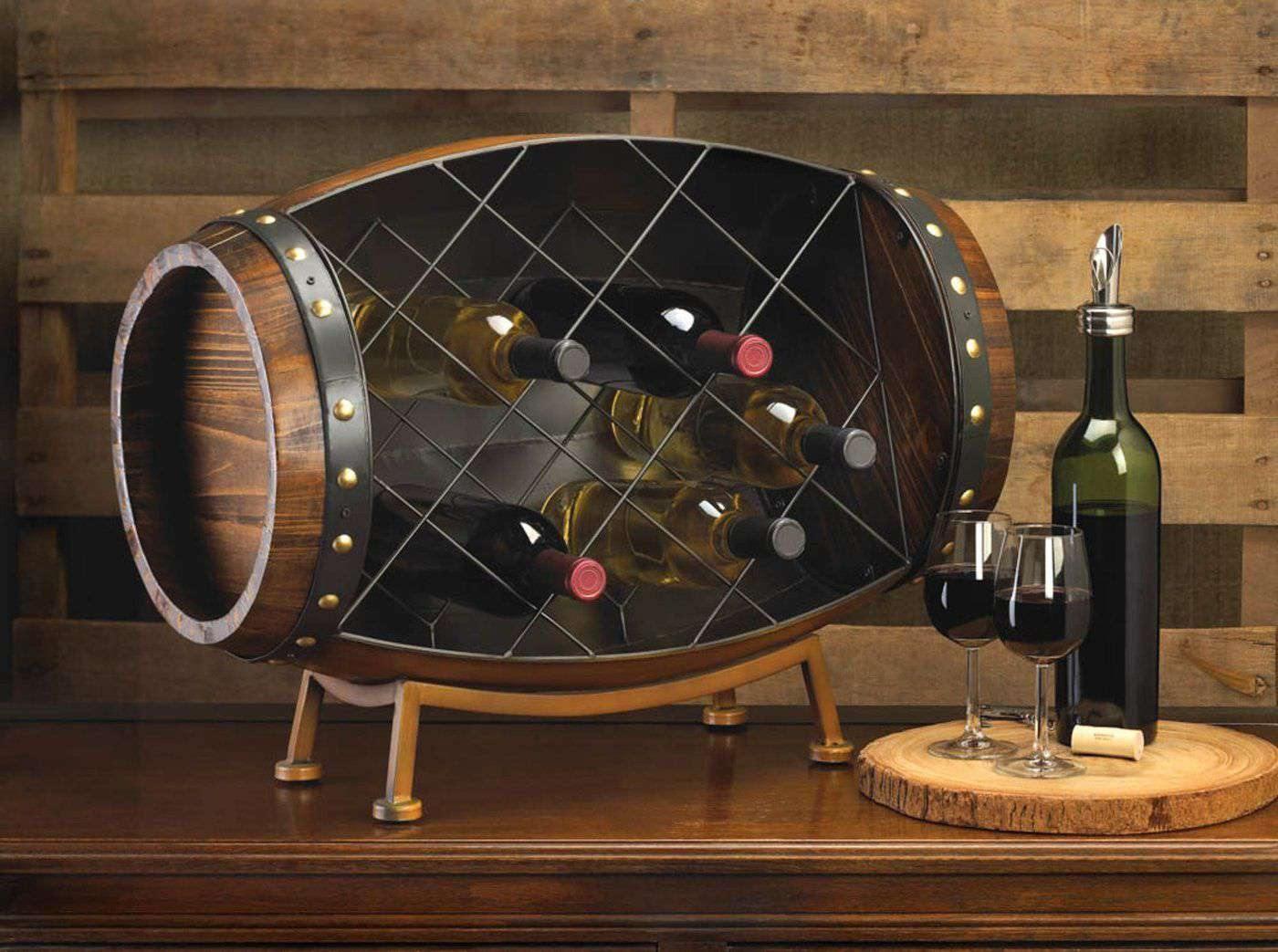 Cask Wine Bottle Rack – The Fox Decor