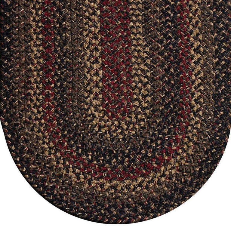 Country Primitive Braided Rugs For Sale - Round, Rectangle, Oval ...