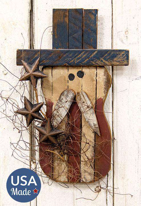 Buy Lath Chubby Hanging Uncle Sam, 16" H Online - The Fox Décor – The ...